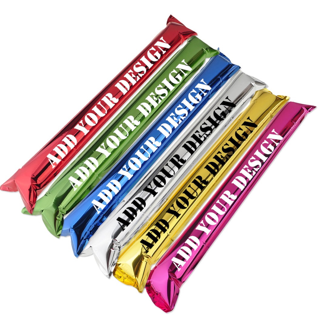 TOPTIE 100 Pcs Custom Printed Thunder Sticks Noisemakers - Etsy