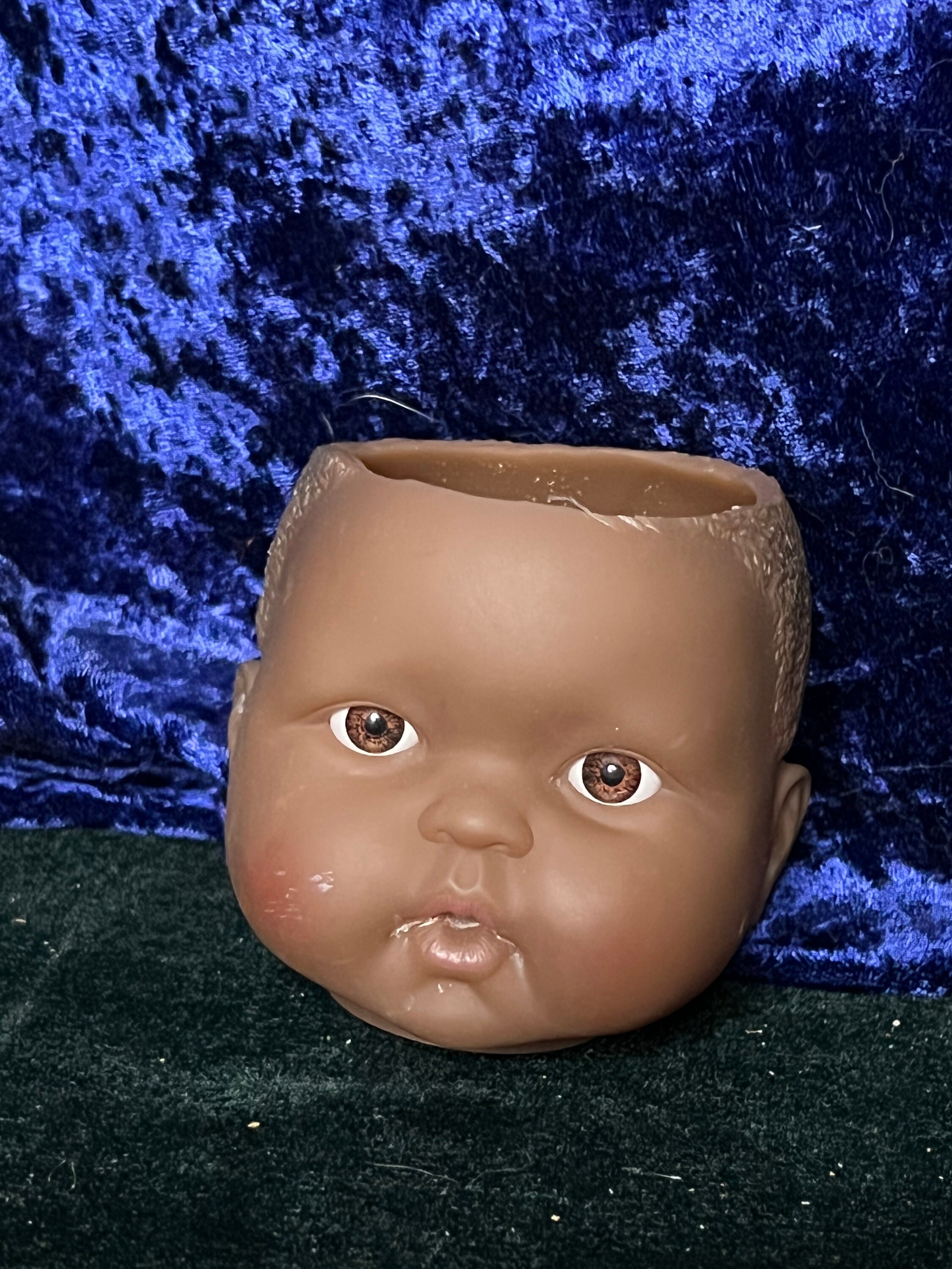 African American Creepy Doll Planter - Etsy