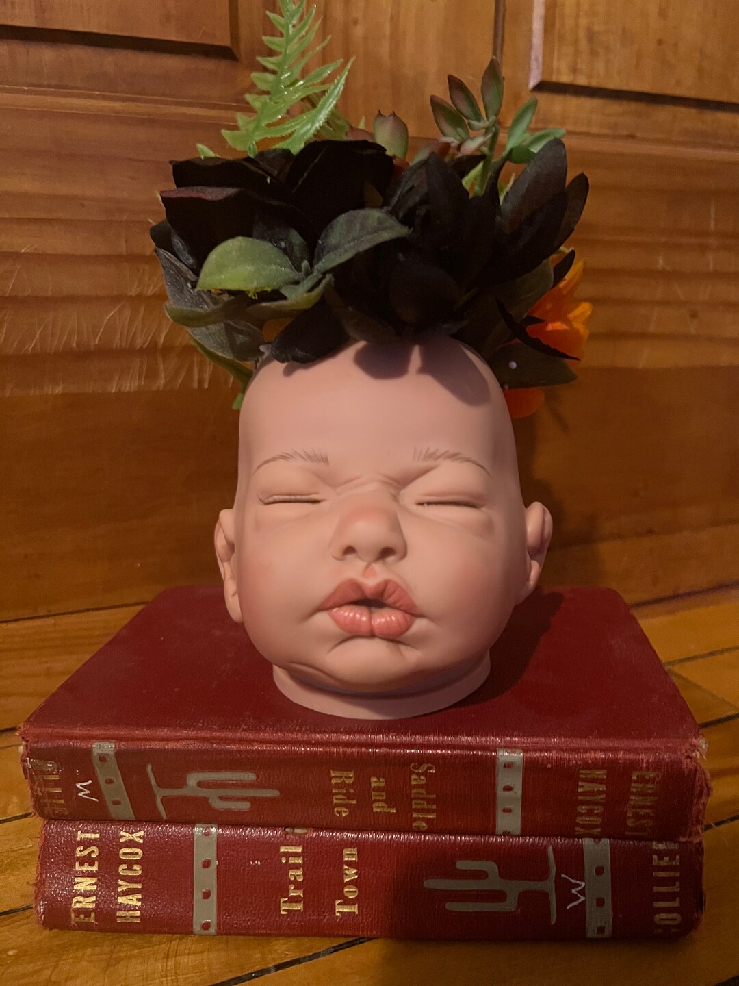 Sleepy Debbie Doll Planter - Etsy