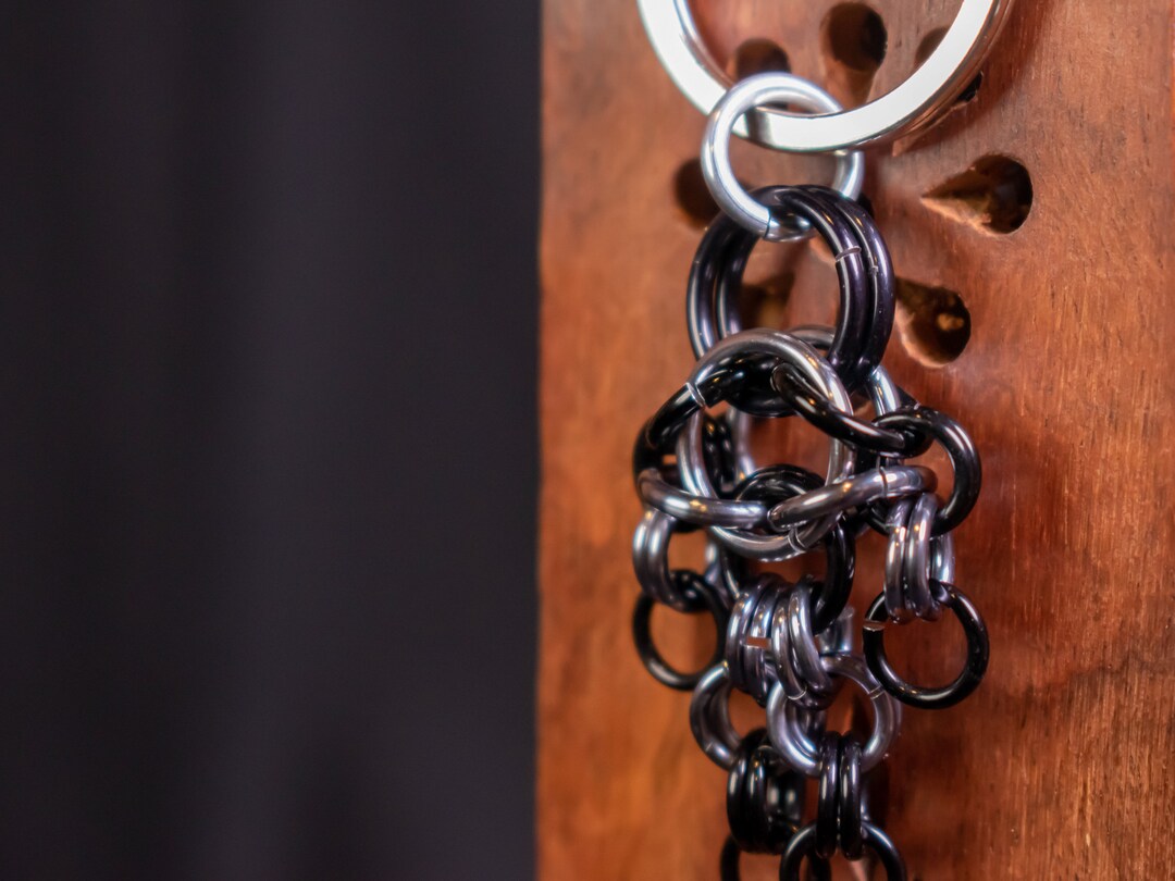 Chainmail Batman Inspired Keychain Item Number 4015 - Etsy