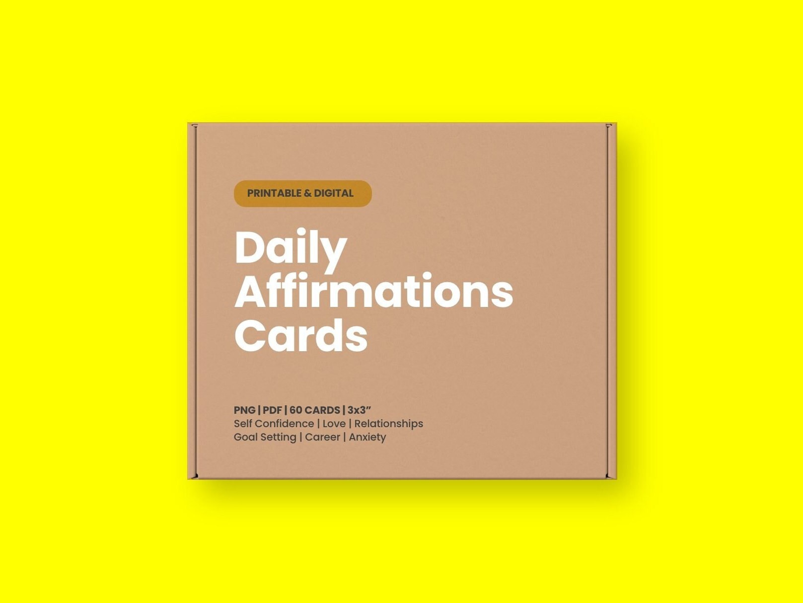 Digital & Printable Affirmation Cards - Etsy