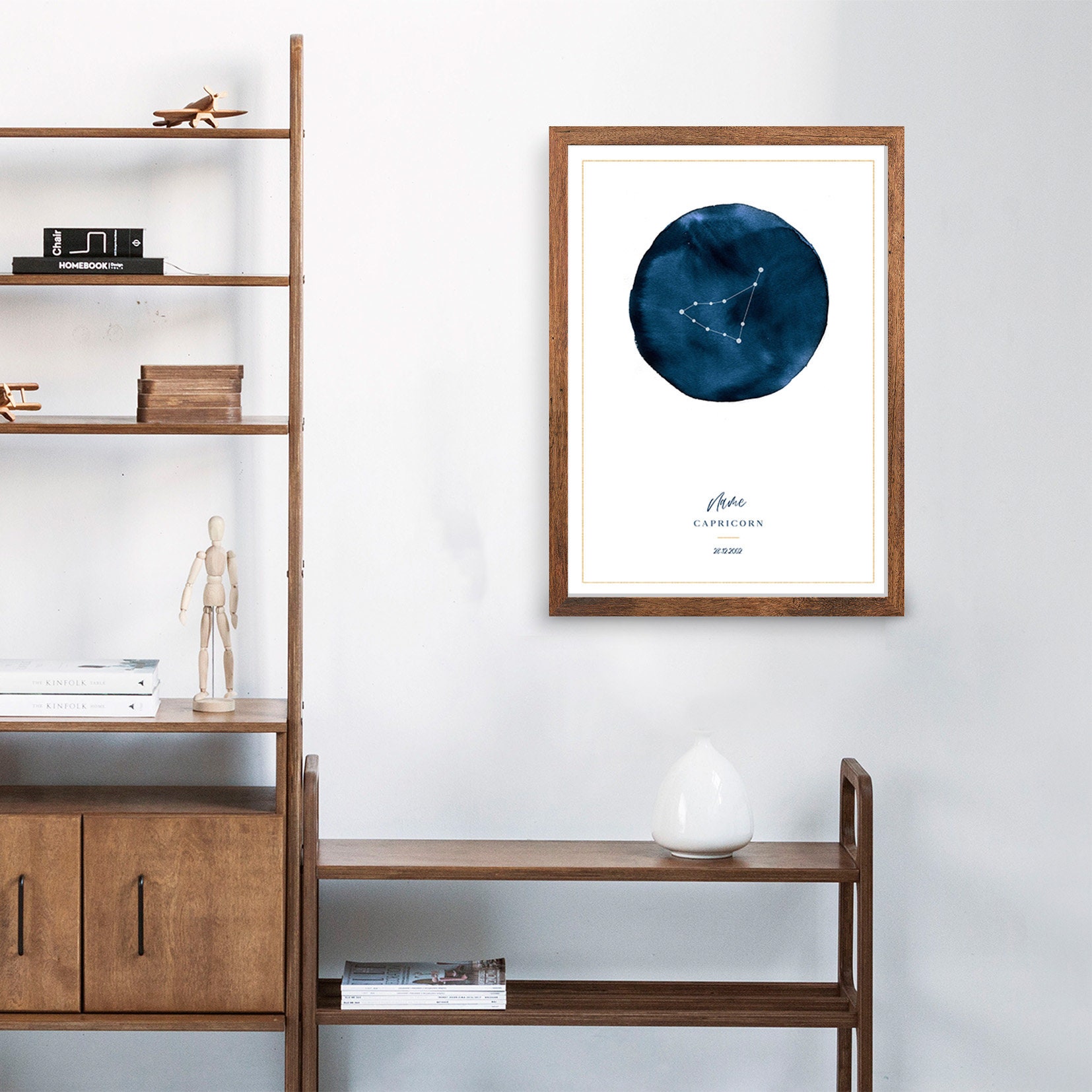 Personalized Taurus Zodiac Wall Mural (digital Print) | Taurus Zodiac ...