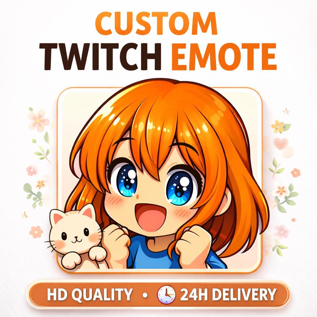 1 Custom Emote | Unique Designs for Your Stream, Twitch Emotes, Twitch ...