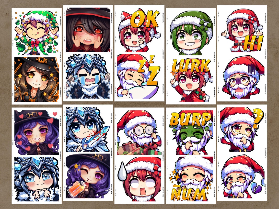 Ultimate Streamer Emote Pack 180 Unique Twitch Emotes for a Standout ...