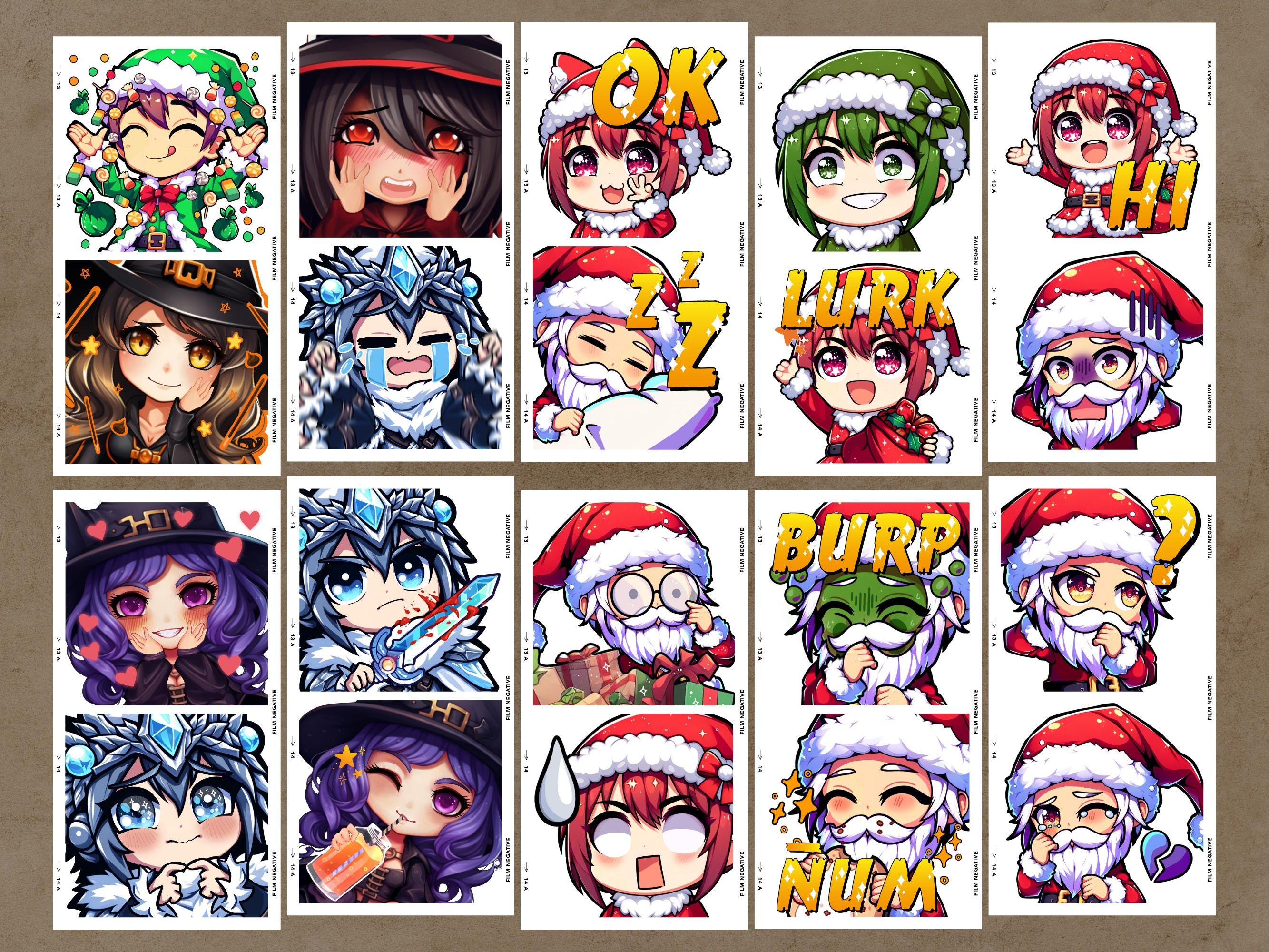 Ultimate Streamer Emote Pack 180 Unique Twitch Emotes for a Standout ...