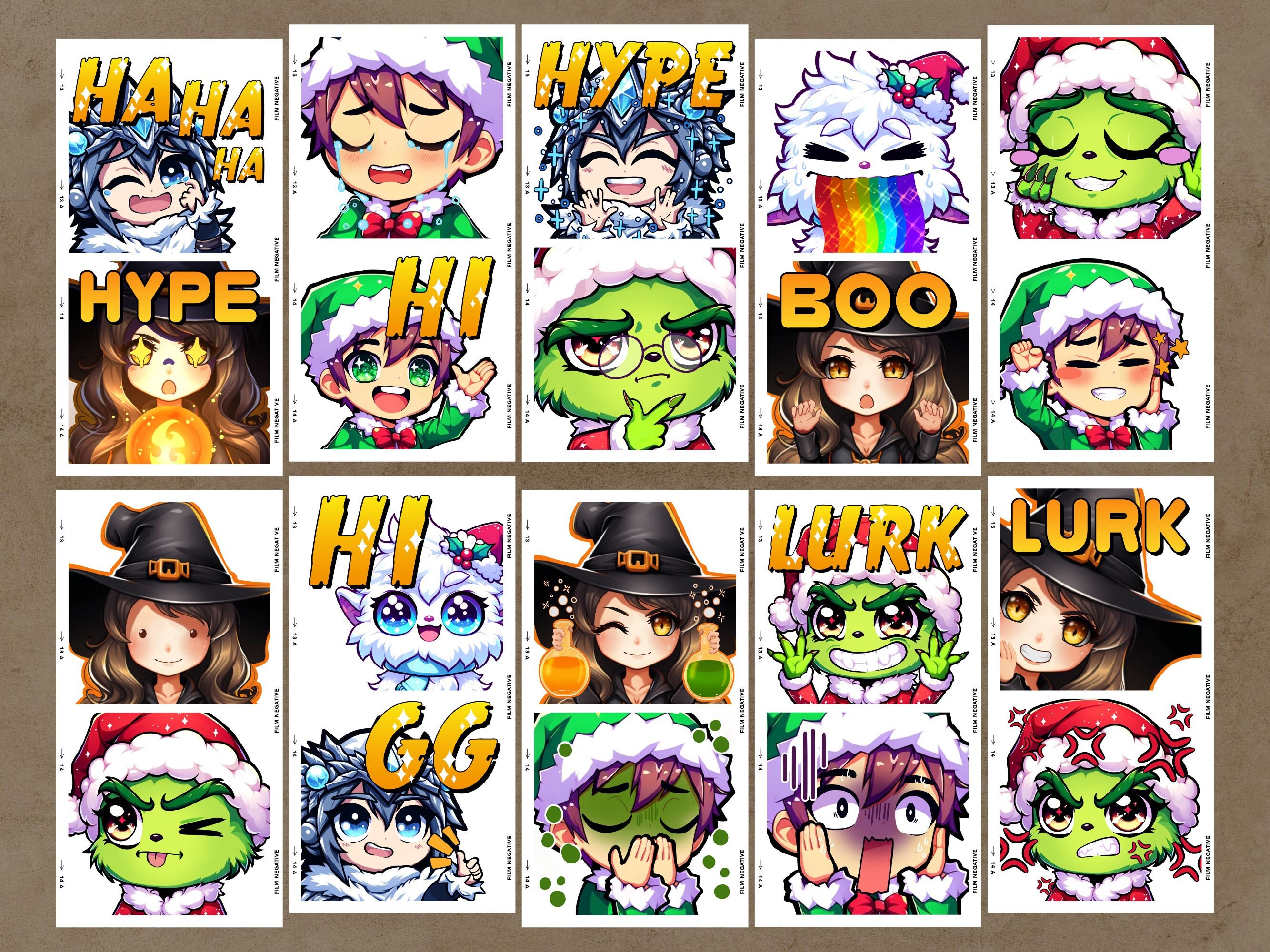 Ultimate Streamer Emote Pack 180 Unique Twitch Emotes for a Standout ...