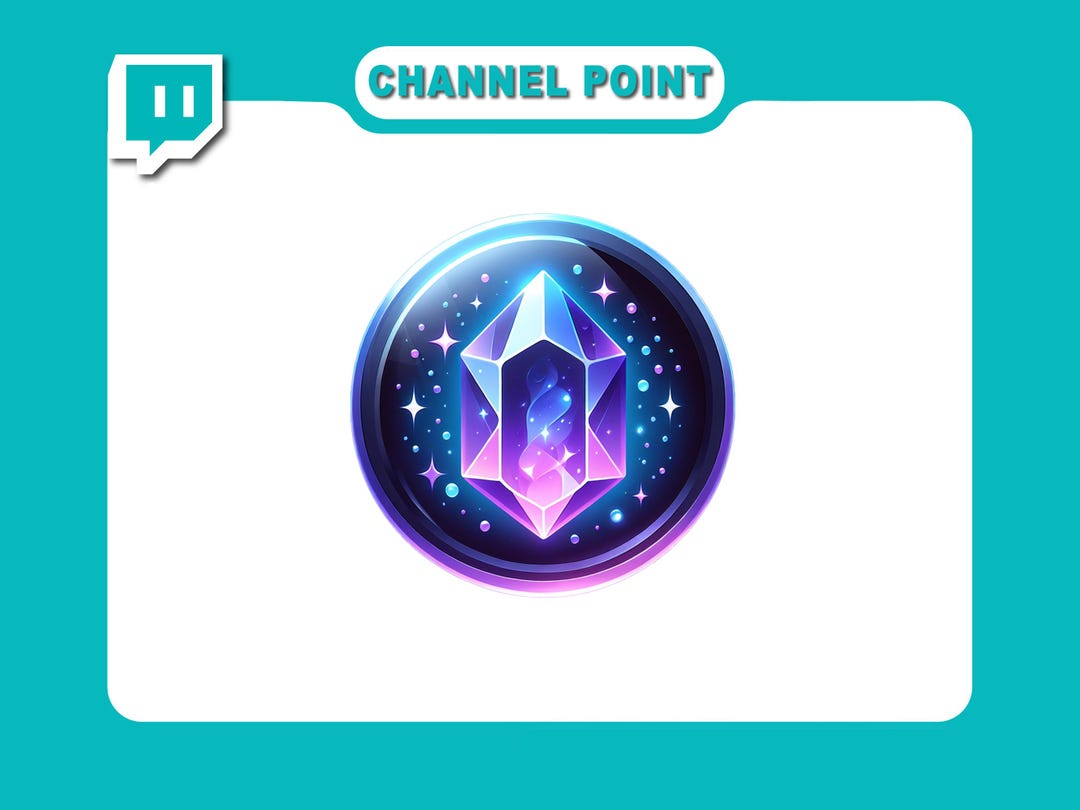 Twitch Channel Points Icon – Custom Reward PNG – Stream Loyalty Points ...