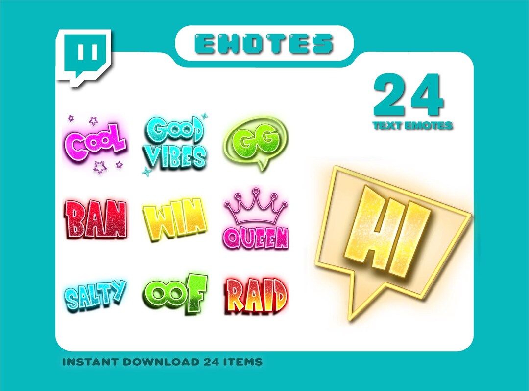 Twitch Emotes, Text Emotes, Comic Emotes, Anime Emotes, Cute Emotes ...