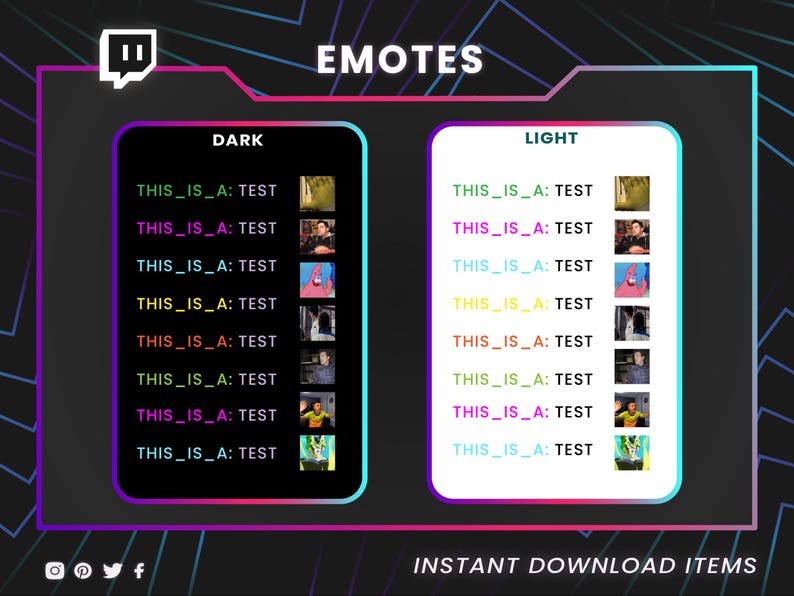 Ultimate 70 Animated Meme Emote Pack for Twitch, Discord, Kick ...