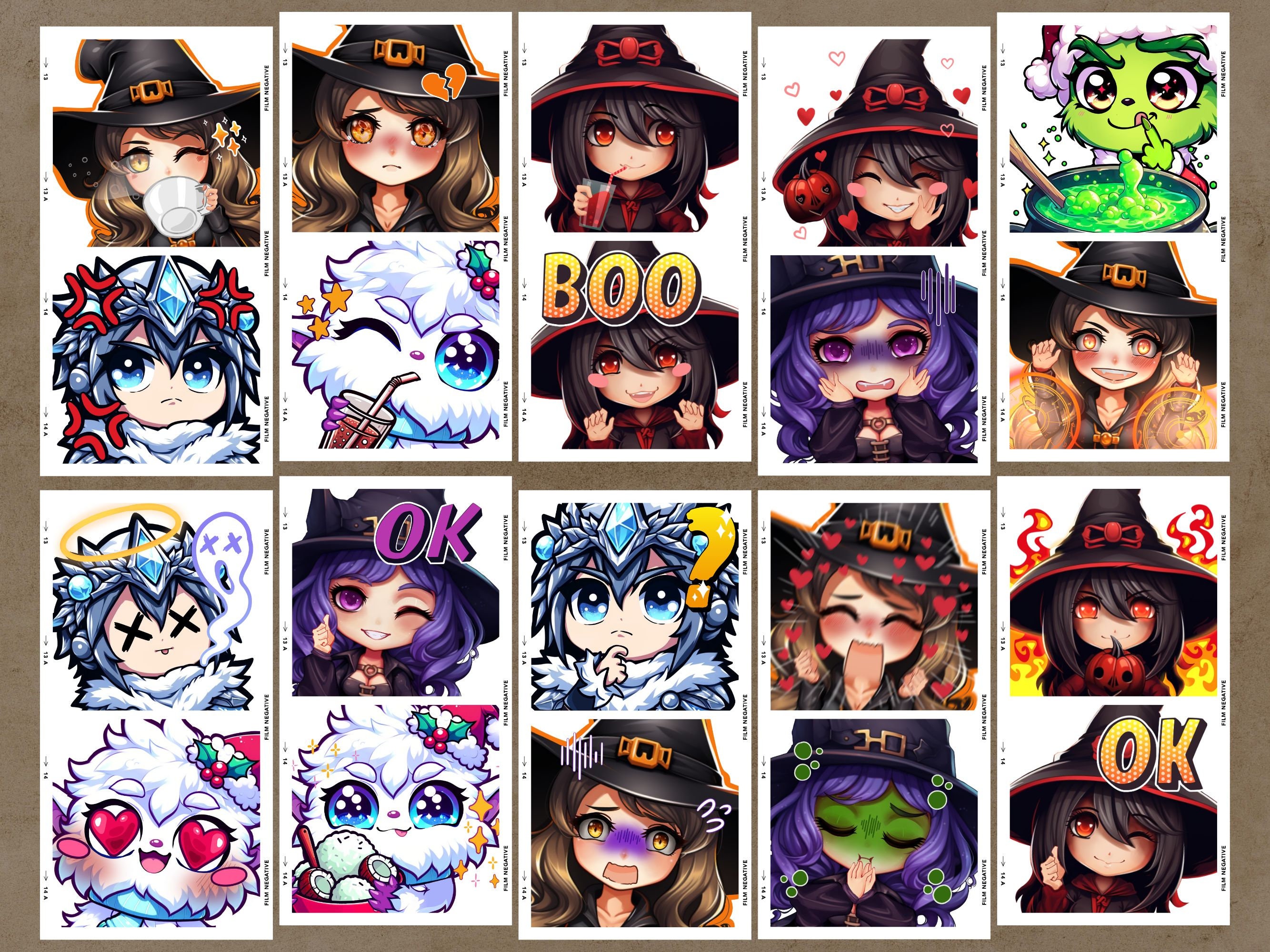 Ultimate Streamer Emote Pack 180 Unique Twitch Emotes for a Standout ...