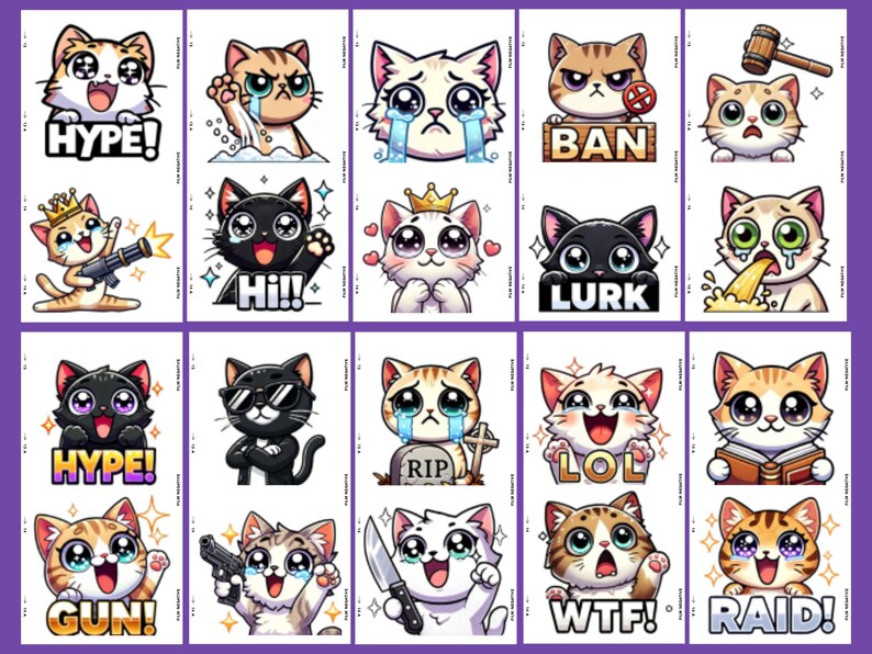 20 Emotes Plus 1 Custom Emote Twitch Emotes, Twitch Emote, Emotes ...