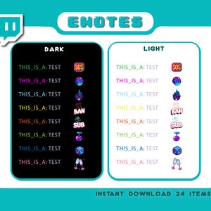 50 Text Emote, Twitch Text Emotes, Twitch Emote, Discord Emote, Omg ...