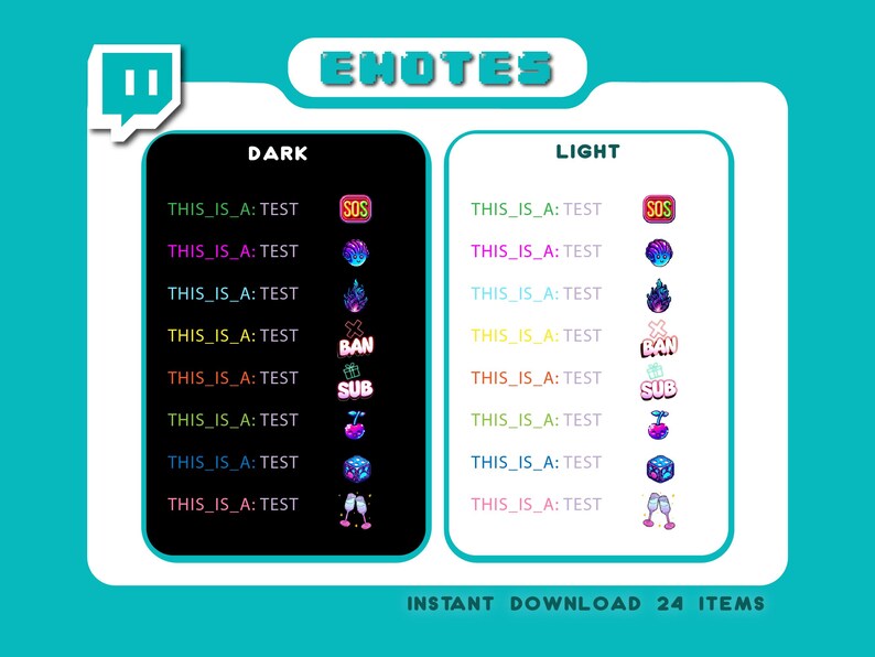 50 Text Emote, Twitch Text Emotes, Twitch Emote, Discord Emote, Omg ...