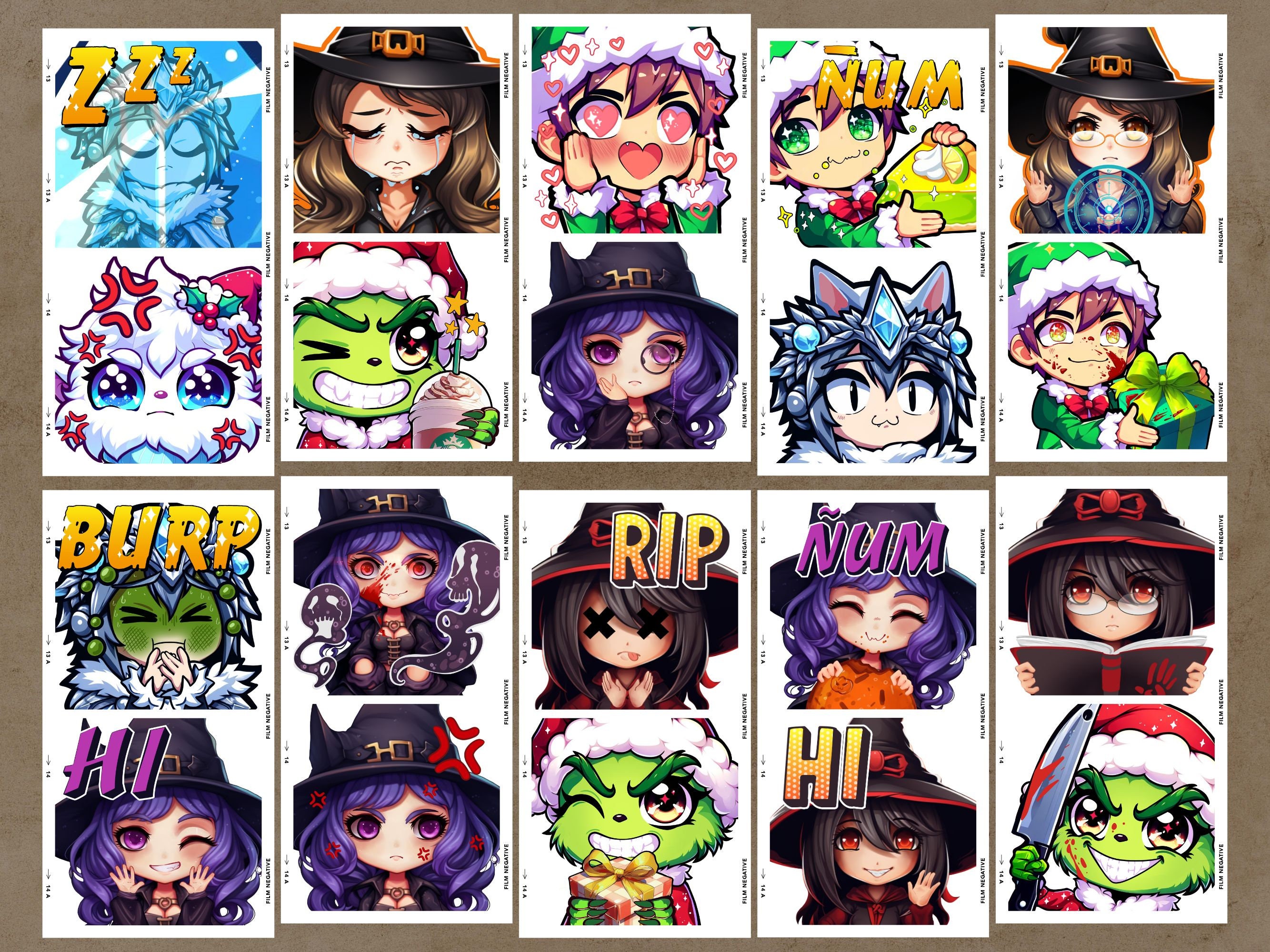 Ultimate Streamer Emote Pack 180 Unique Twitch Emotes for a Standout ...