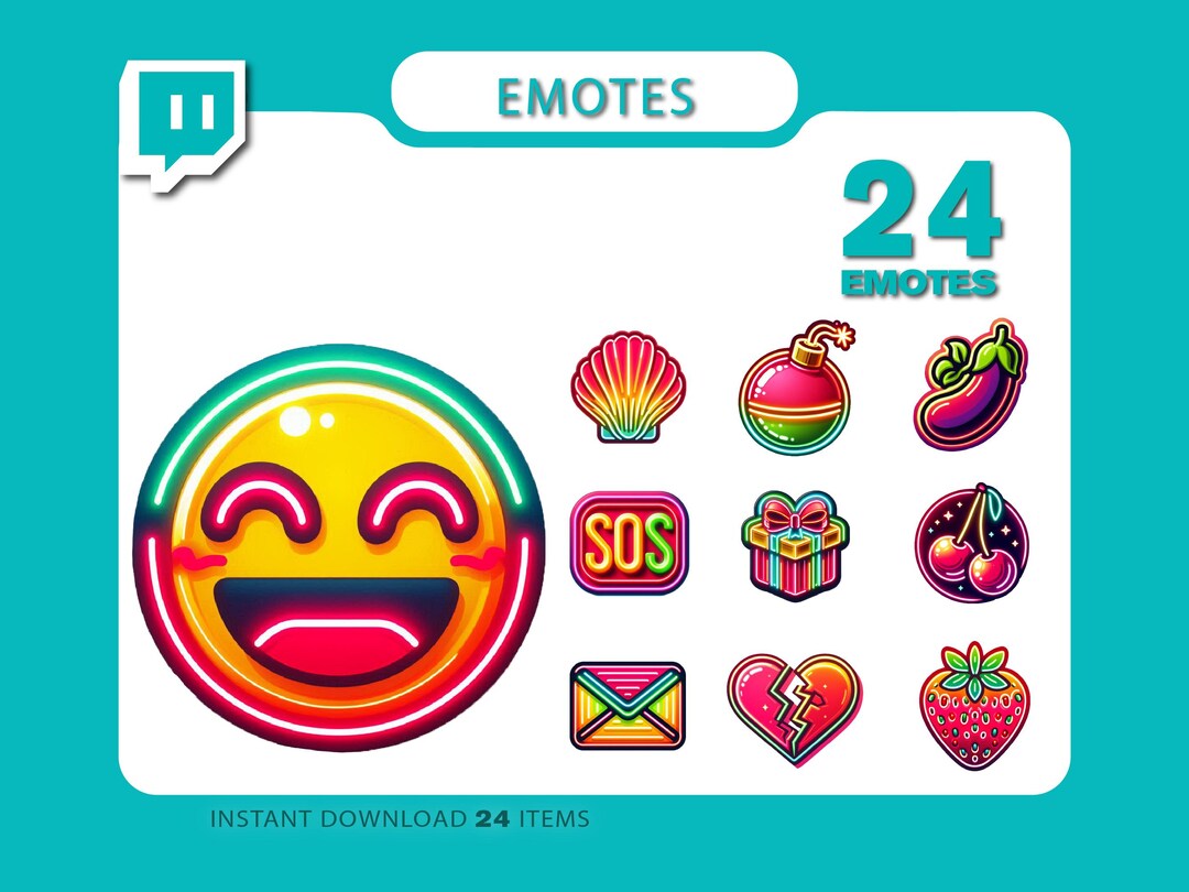 Retro Emotes for Twitch, Discord, and Tiktok | Emotes on Sale - Etsy