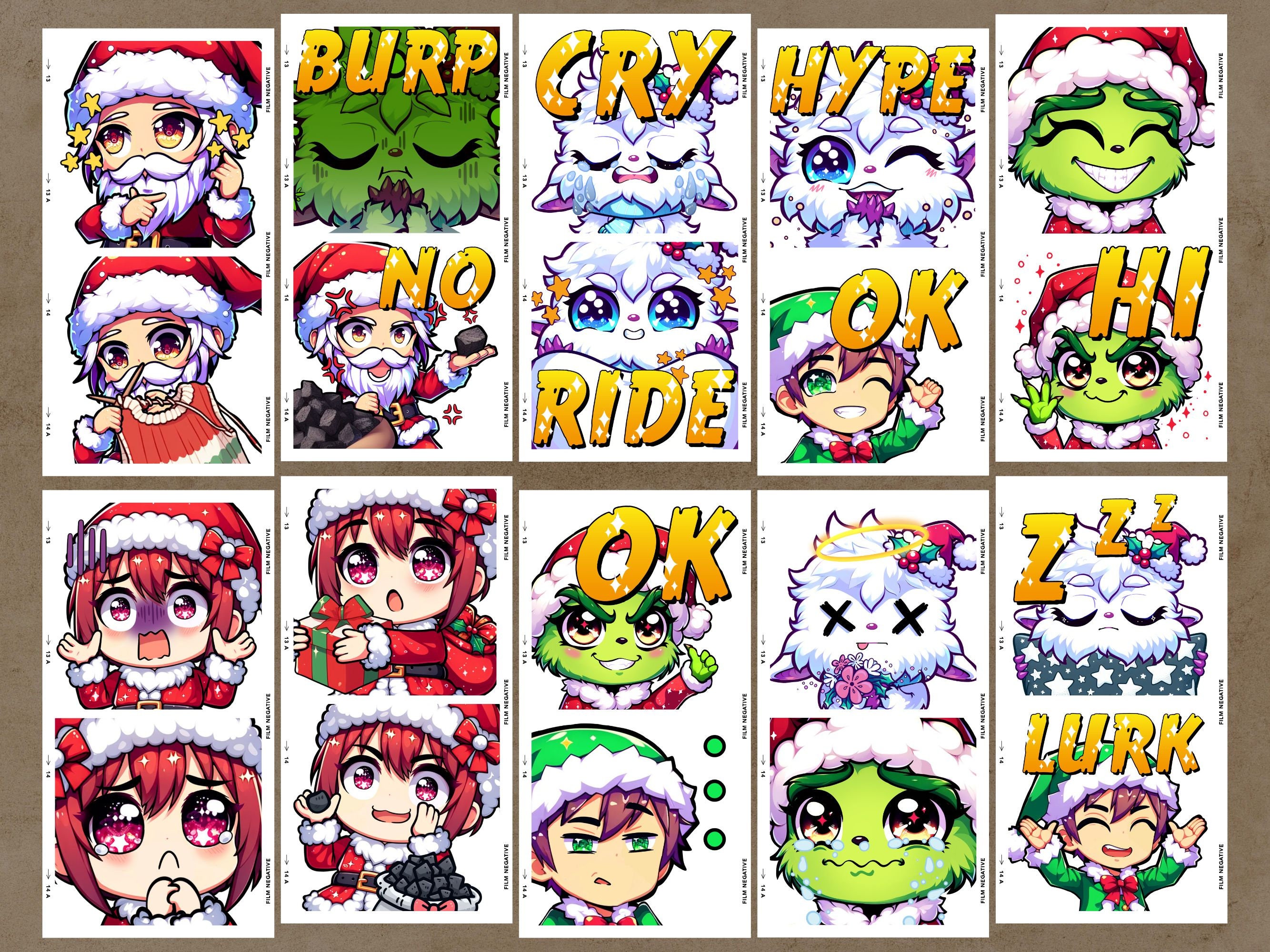 Ultimate Streamer Emote Pack 180 Unique Twitch Emotes for a Standout ...