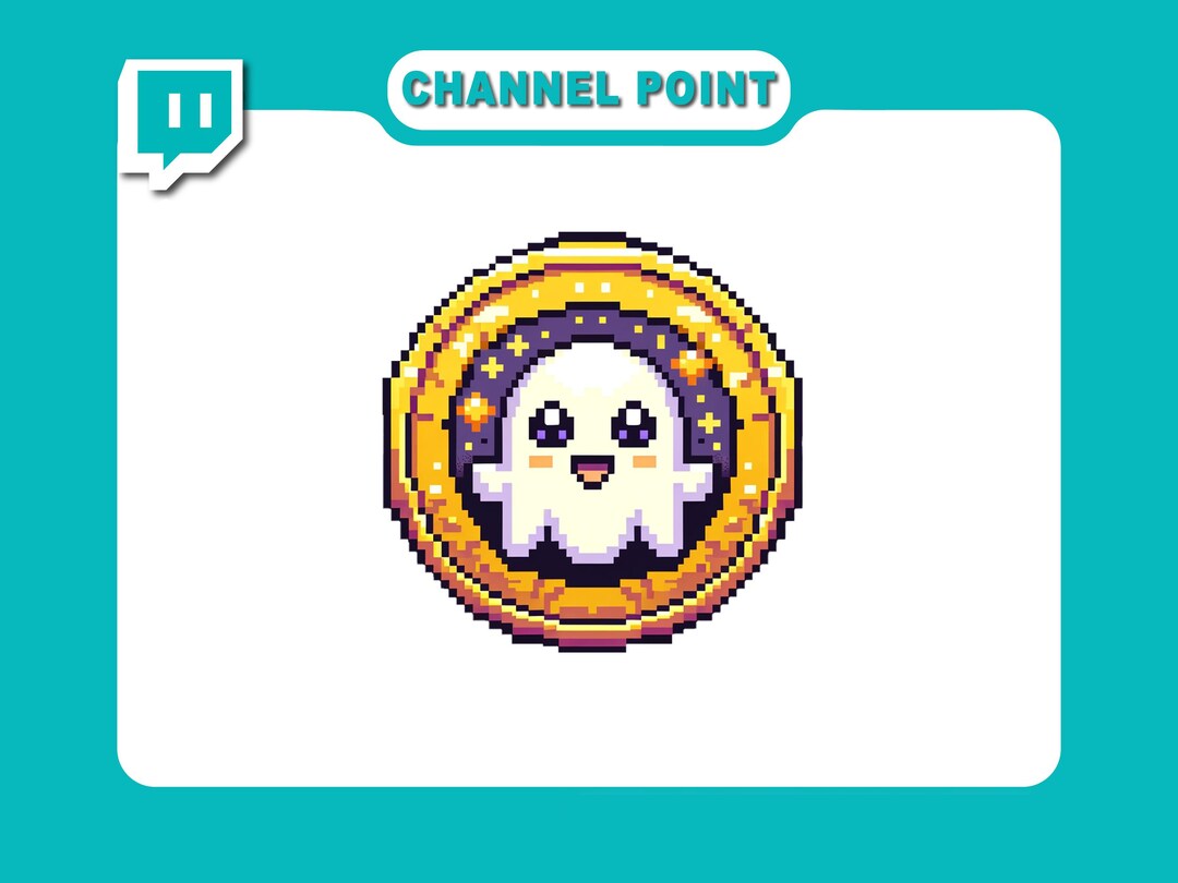Ghost Channel Point – Twitch Channel Points Icon - Custom Reward PNG ...