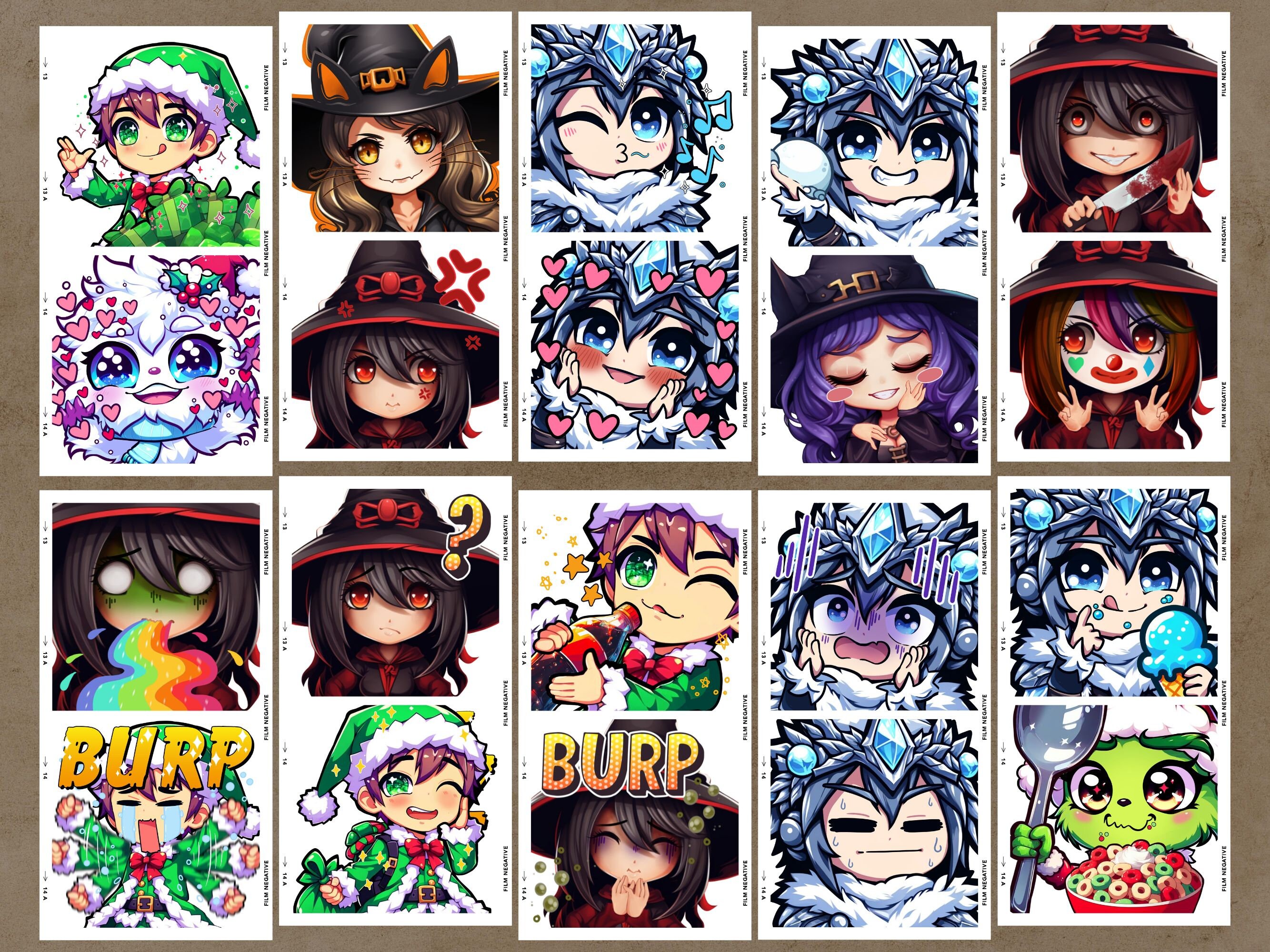 Ultimate Streamer Emote Pack 180 Unique Twitch Emotes for a Standout ...