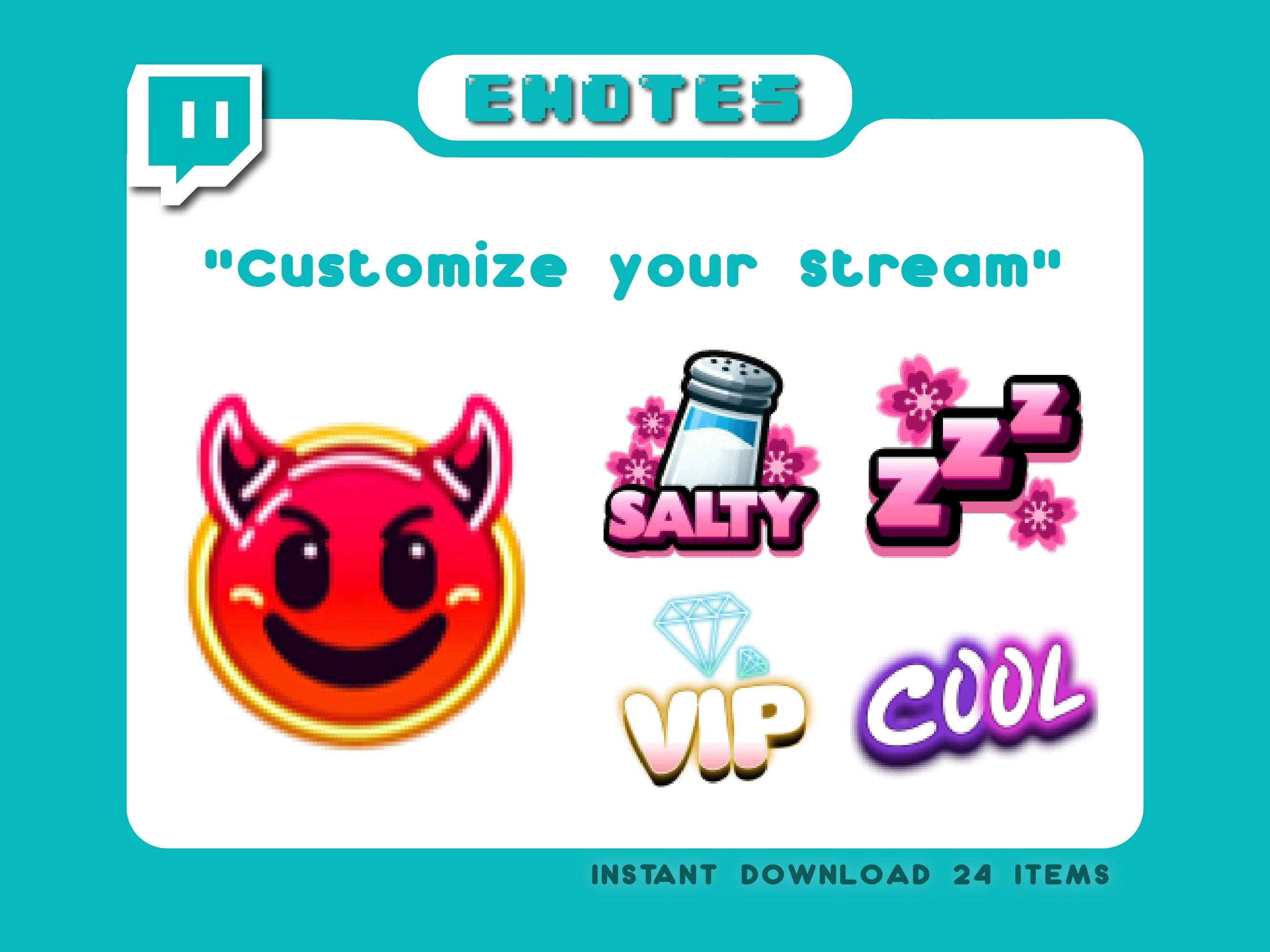 50 Text Emote, Twitch Text Emotes, Twitch Emote, Discord Emote, Omg ...