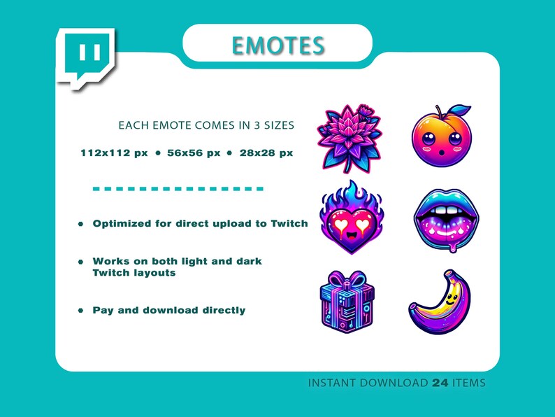 Cyberpunk Emotes for Twitch, Discord, and Tiktok | Emotes on Sale - Etsy