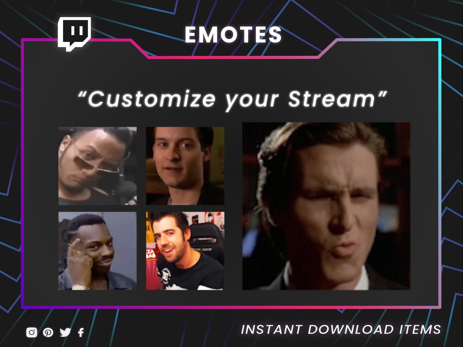 Ultimate 70 Animated Meme Emote Pack for Twitch, Discord, Kick ...