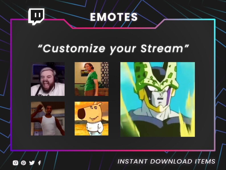 Ultimate 70 Animated Meme Emote Pack for Twitch, Discord, Kick ...