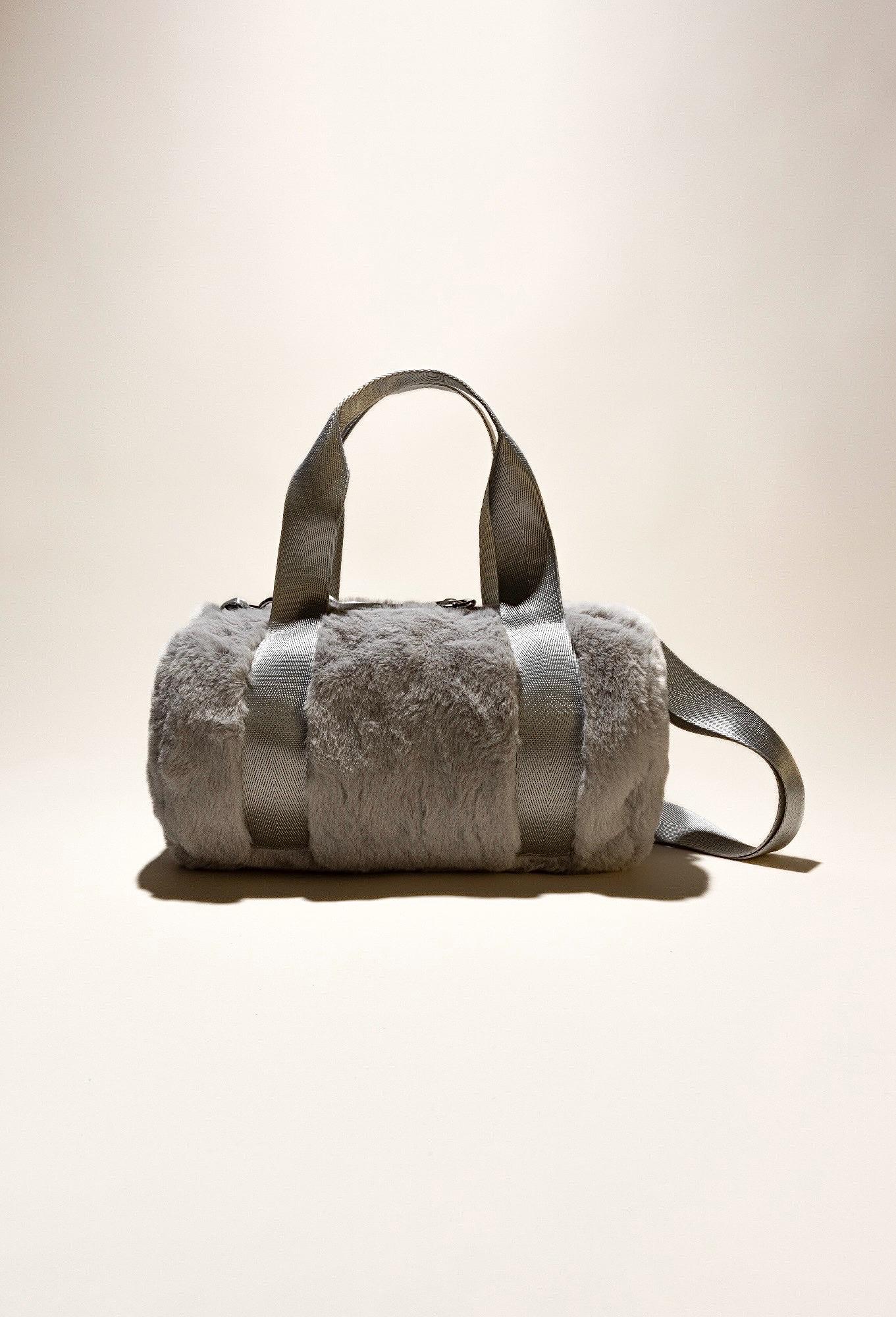 Fluffy Faux Fur Mini-duffel, Soft, Cozy, Detachable Strap, Fuzzy - Etsy