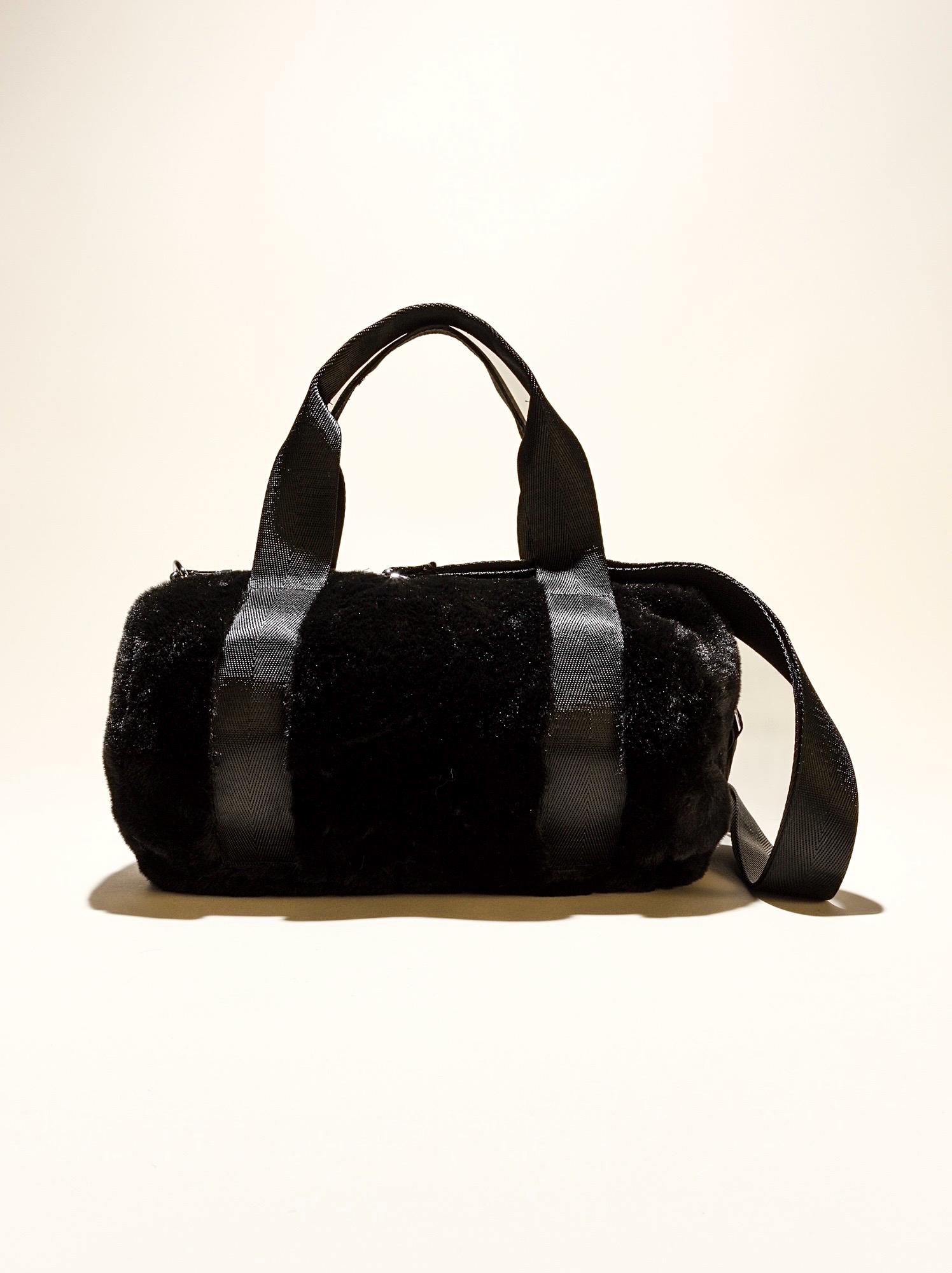 Fluffy Faux Fur Mini-duffel, Soft, Cozy, Detachable Strap, Fuzzy - Etsy