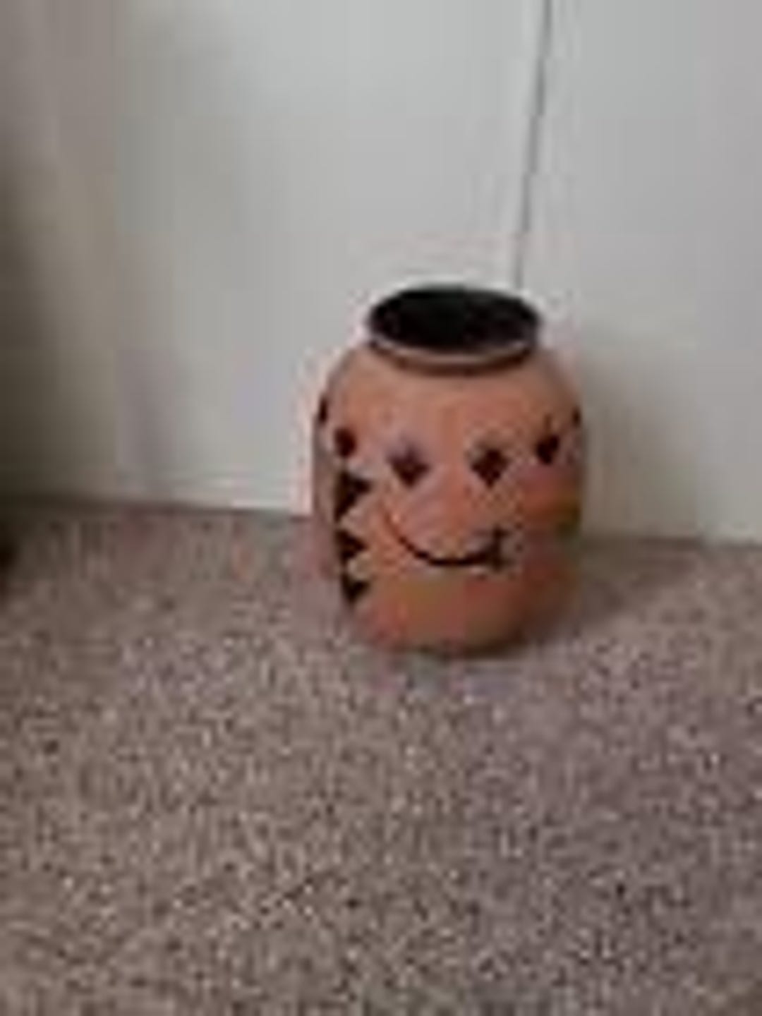 Jose Lucano Red Clay Signed Pottery Vase Pot Terra Cotta, Red & Black ...