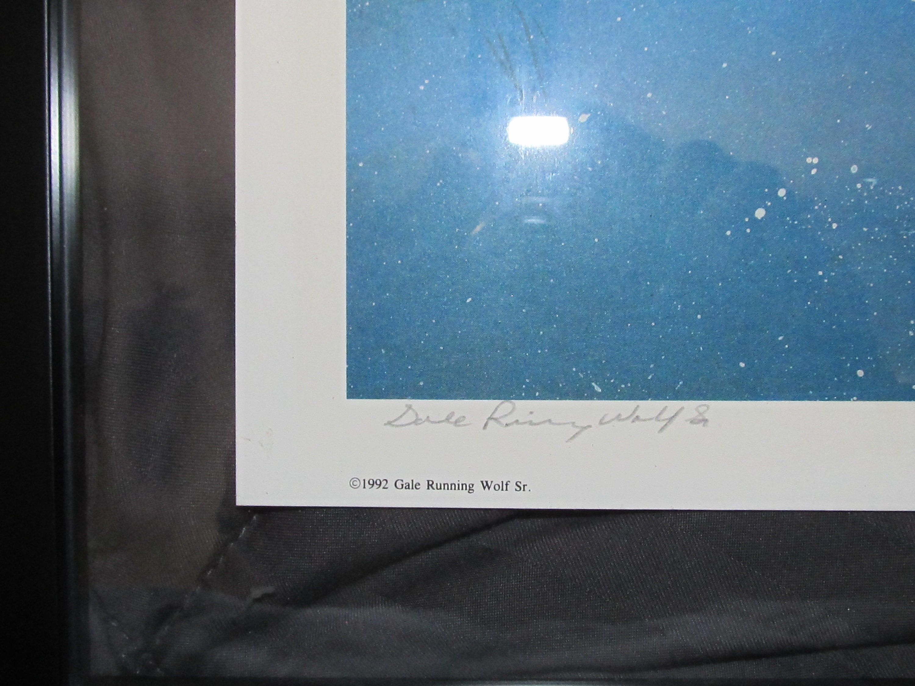 Print by Gale Running Wolf, Sr. Wolf Spirit 225/500 Signed - Etsy