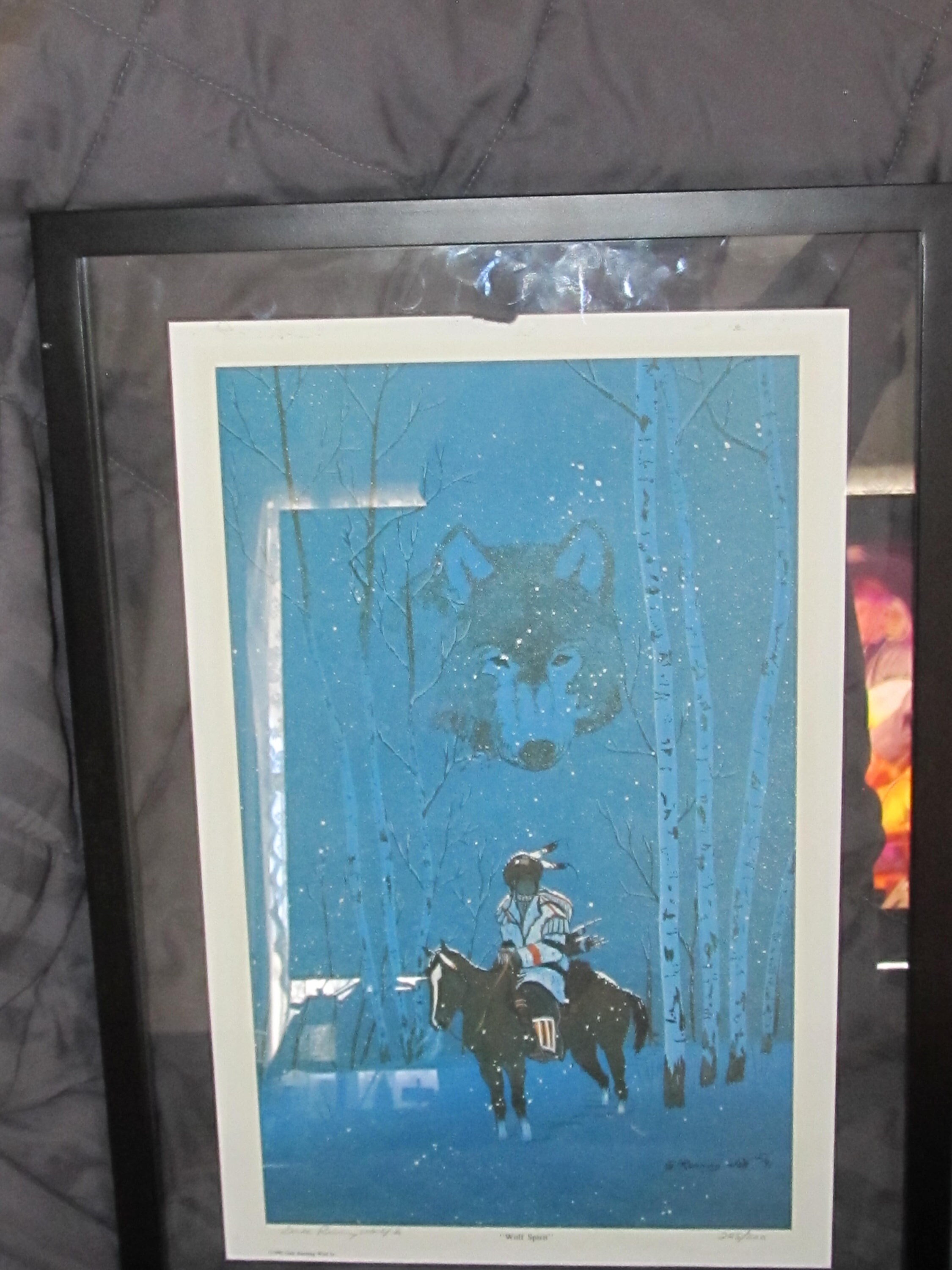 Print by Gale Running Wolf, Sr. Wolf Spirit 225/500 Signed - Etsy