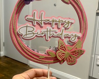 Barbie 3d Shaker Cake Topper - Etsy