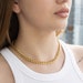 Gold Cuban Chain Necklace for Women, Cuban Link Chain Necklace, Cuban ...