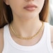 Gold Cuban Chain Necklace for Women, Cuban Link Chain Necklace, Cuban ...