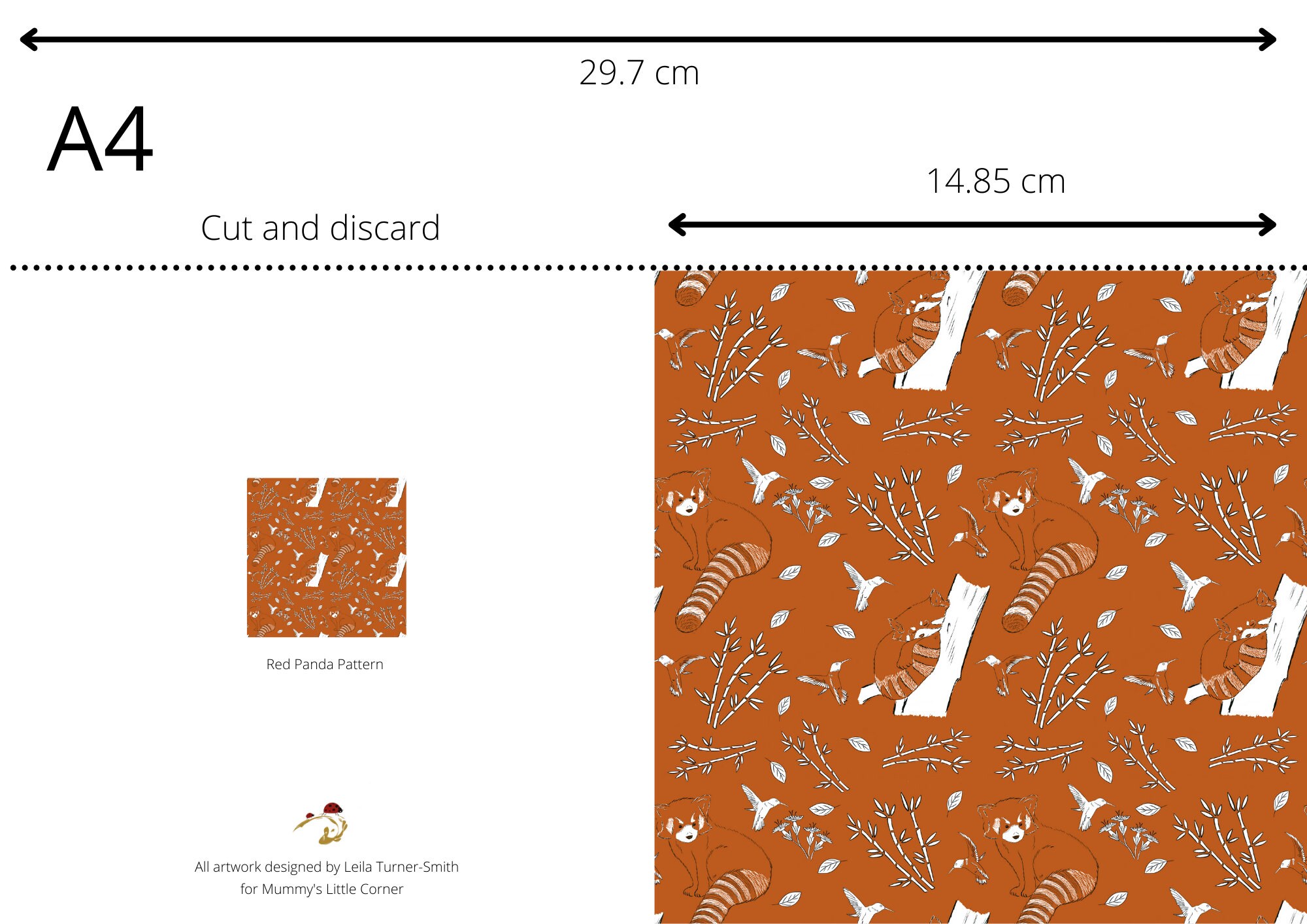 Printable Cards - Red Pandas - Original Artwork With the Option to ...