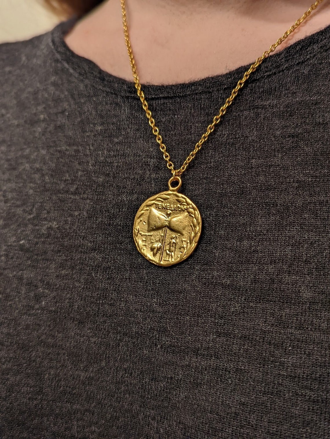 Ancient Greek Janus Myth Tenedos Island Coin 24K Gold and | Etsy