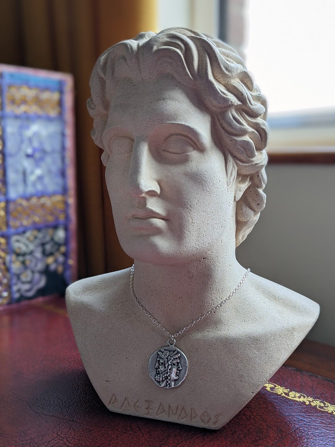 Ancient Greek Janus Myth Tenedos Island Coin 24K Gold and - Etsy