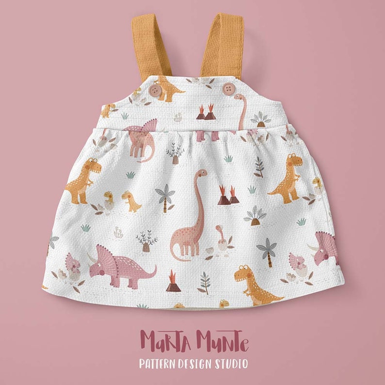 Dinosaur Birth Day Land Seamless Repeat Patterns Commercial - Etsy