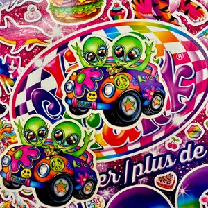 Zoomer and Zorbit Sticker (lisa Frank Inspired)|vinyl, High Quality ...