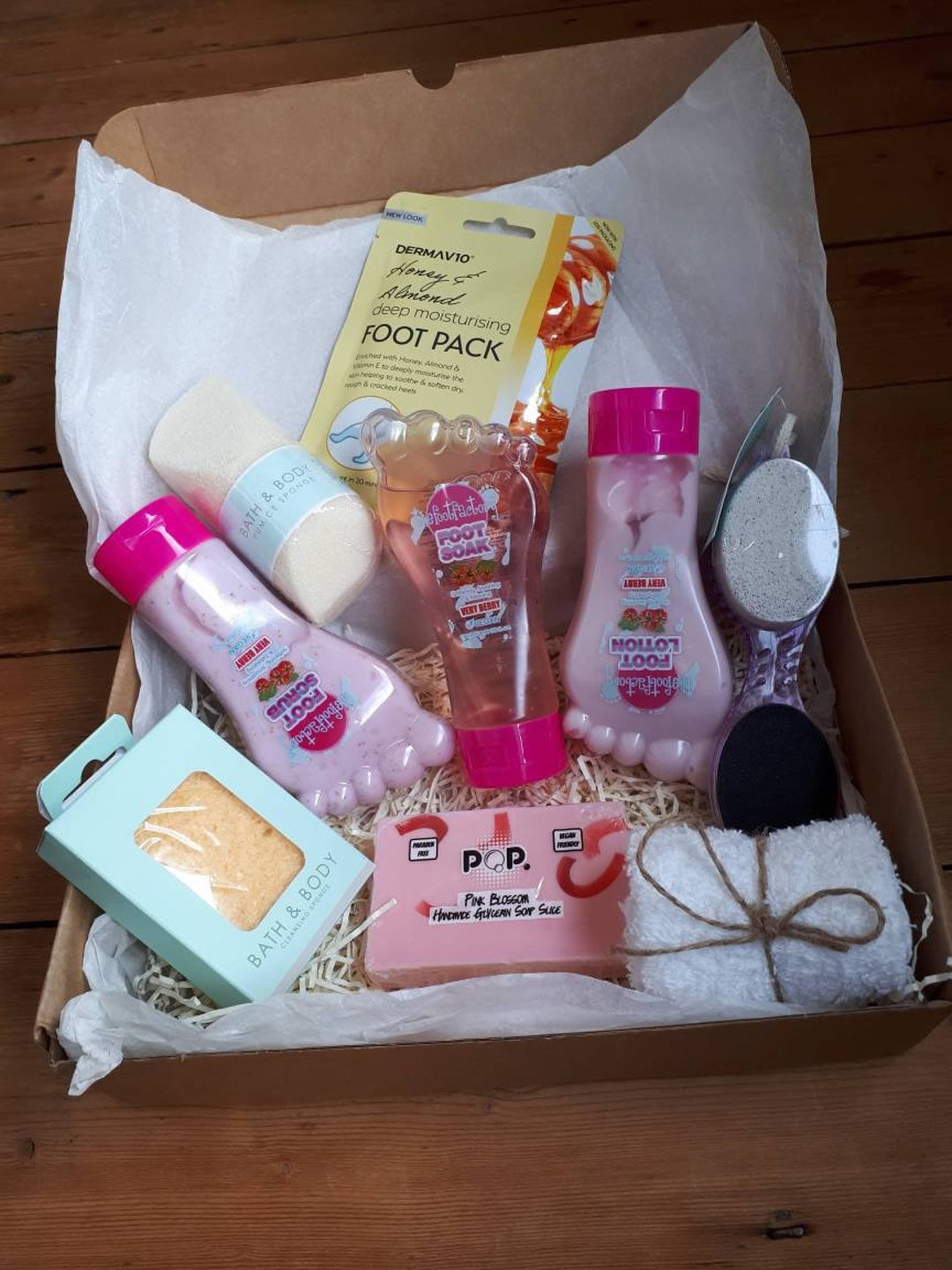 Very Berry Foot Spa Gift Set. Foot Pamper Box. Birthday Gift - Etsy