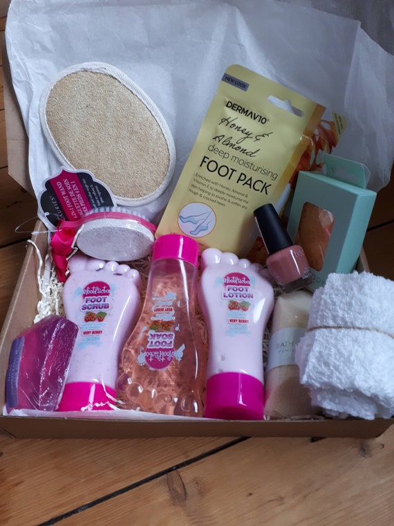 Very Berry Foot Spa Gift Set Foot Pamper Box Birthday Gift - Etsy