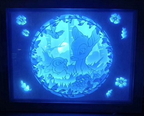 LIGHTBOX BAMBI PANPAN - Etsy France