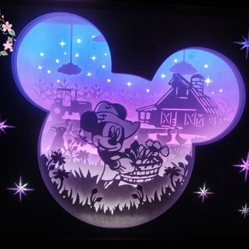 LIGHTBOX MICKEY FANTASIA - Etsy