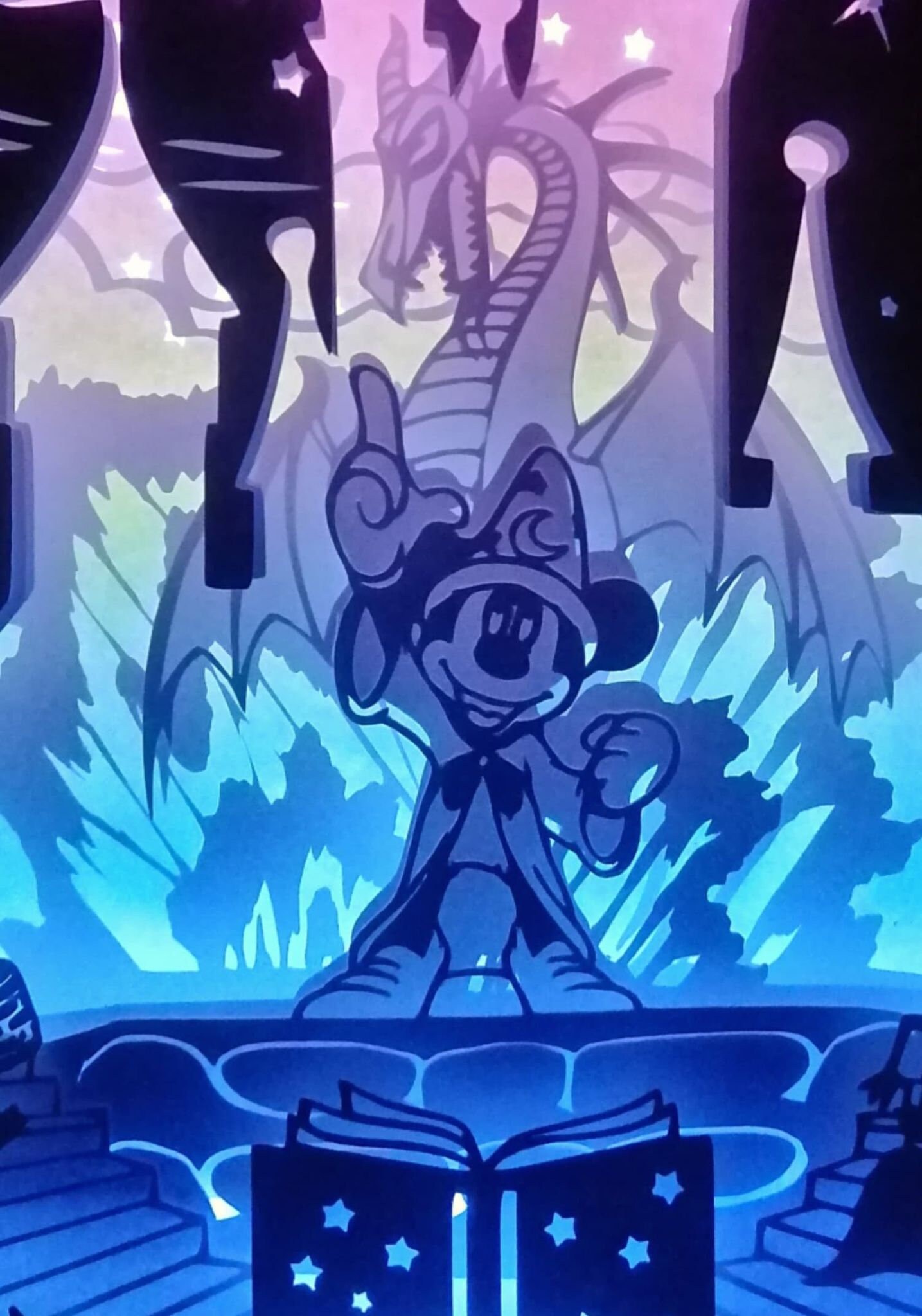 LIGHTBOX MICKEY FANTASIA - Etsy