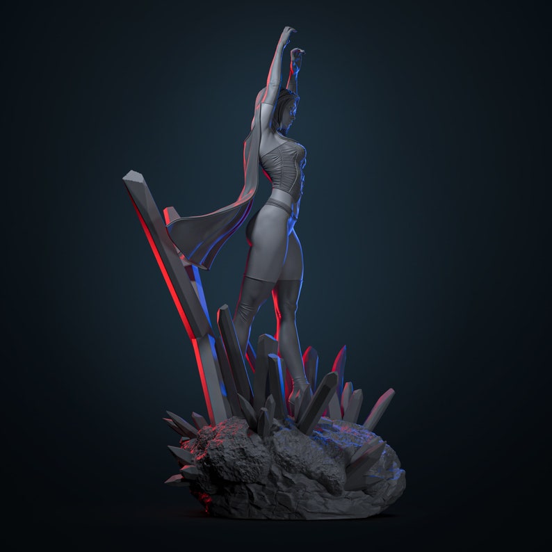 Emma Frost Marvel Comics Nsfw 3d Stl Model Figurine Etsy Denmark