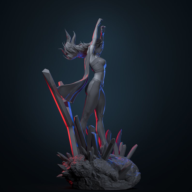 Emma Frost Marvel Comics Nsfw 3d Stl Model Figurine Etsy Denmark