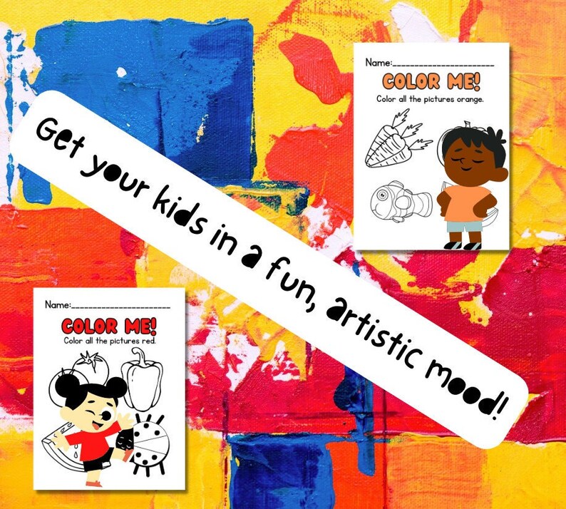 Kids' Fun Coloring Printouts Coloring Sheet Templates - Etsy