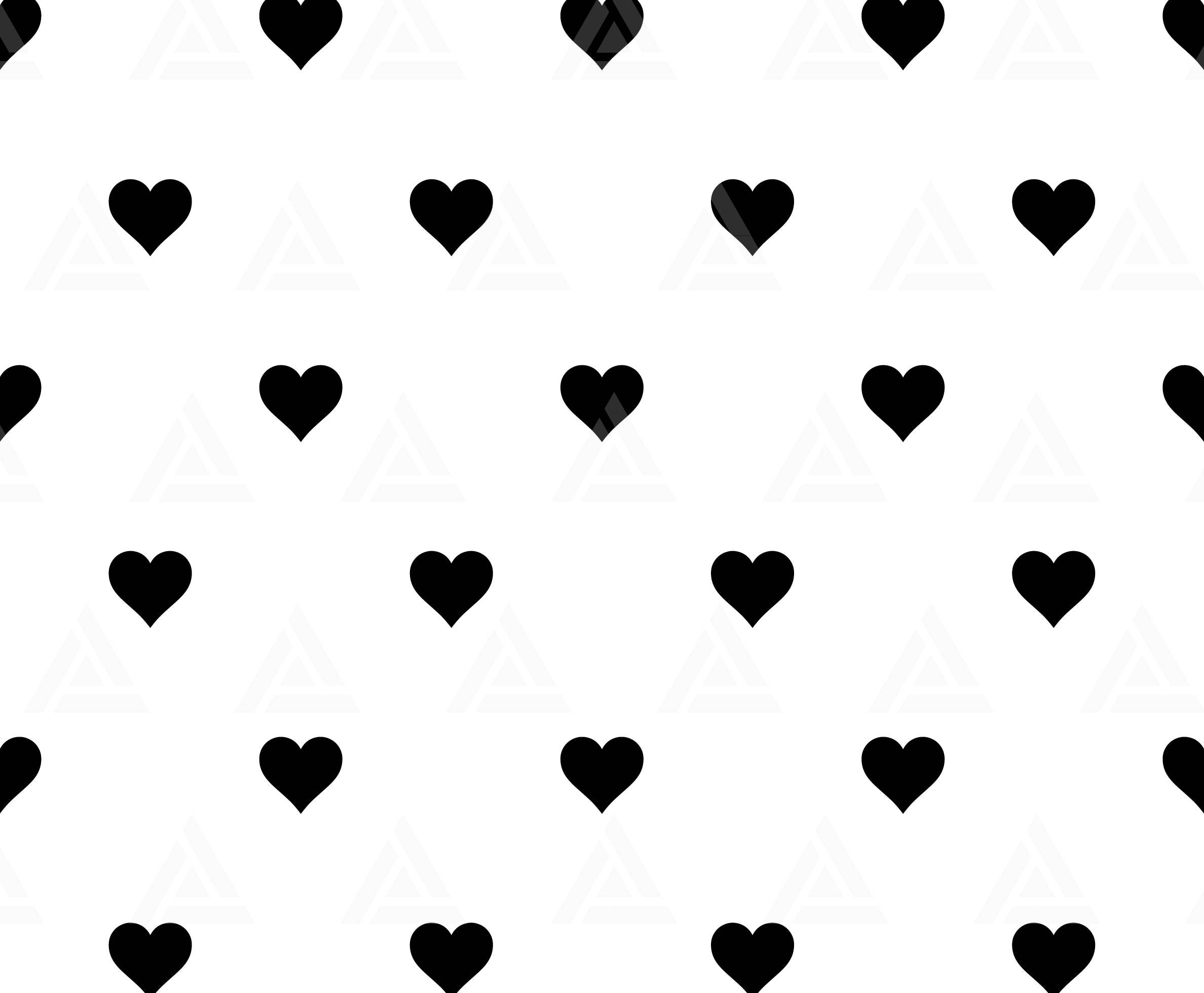 Seamless Heart Pattern Svg Love Svg Valentine's Day - Etsy