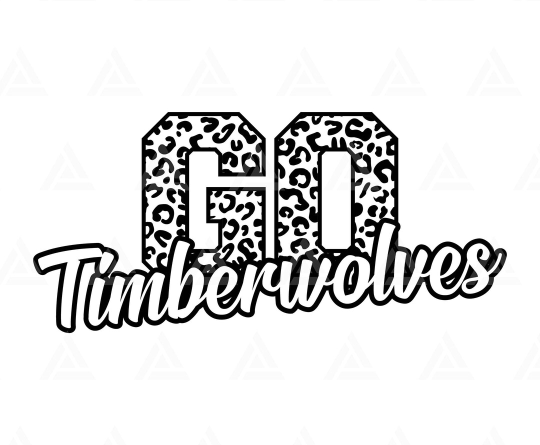 Go Timberwolves Leopard Svg, Go Timberwolves Football Svg, Cheer Mom T ...