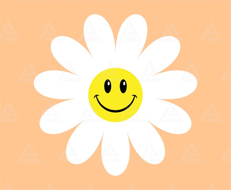 Daisy Svg Happy Face Svg Smile Face Svg Smiling Daisy Svg - Etsy Australia